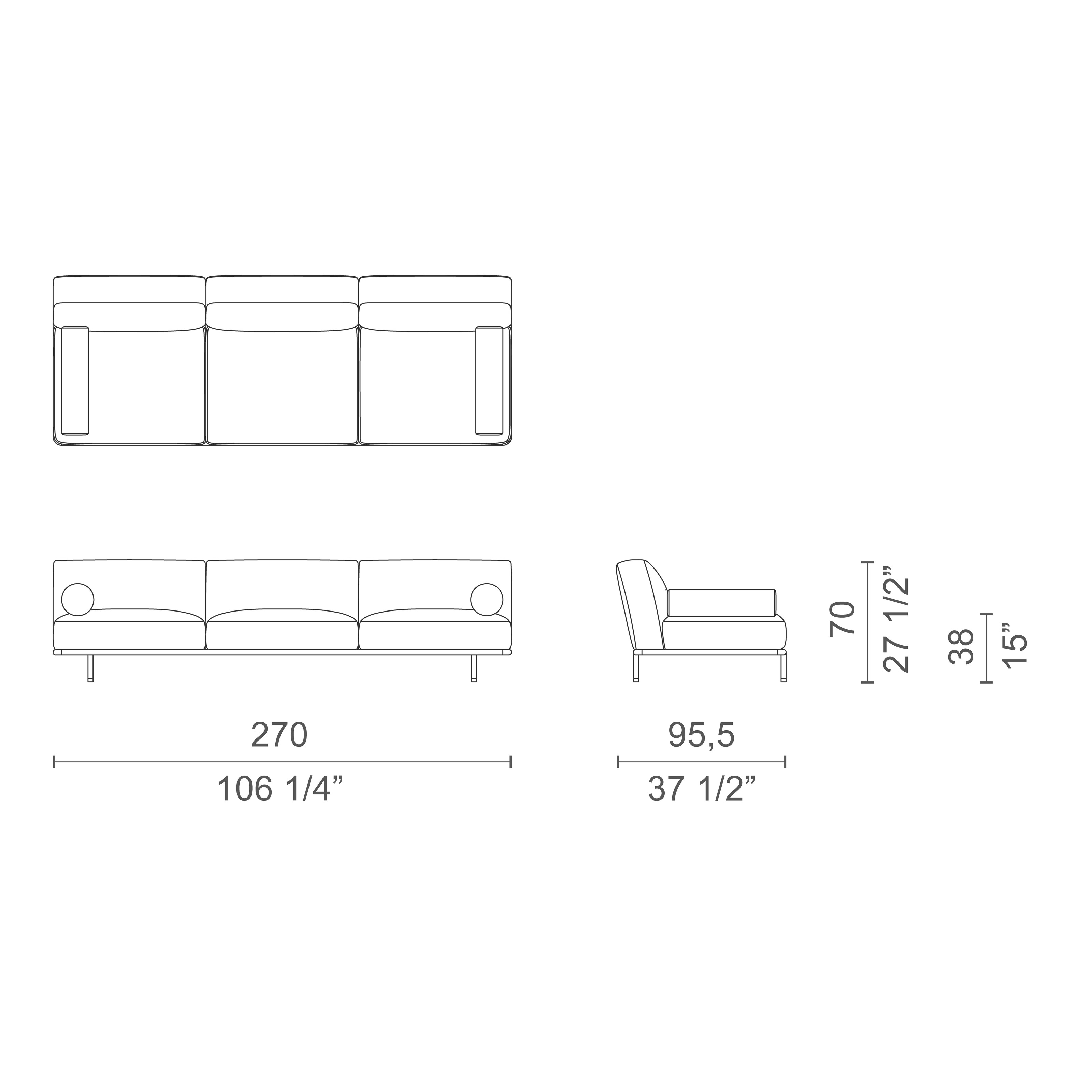 Cap Martin Sunset by Carlo Colombo - Sofas | Cappellini