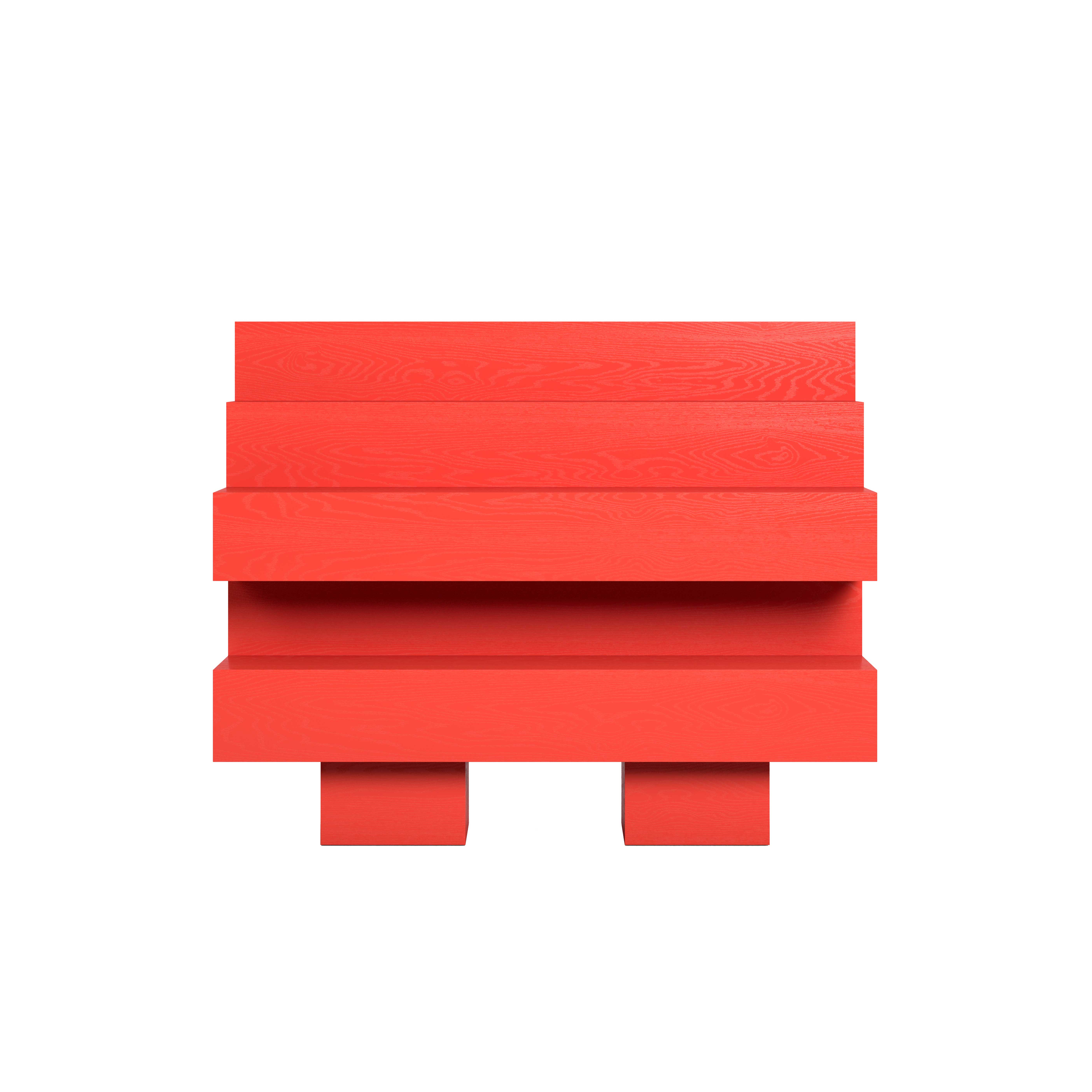 Red Bookcase by Rejo Studio - Bookshelves | Cappellini