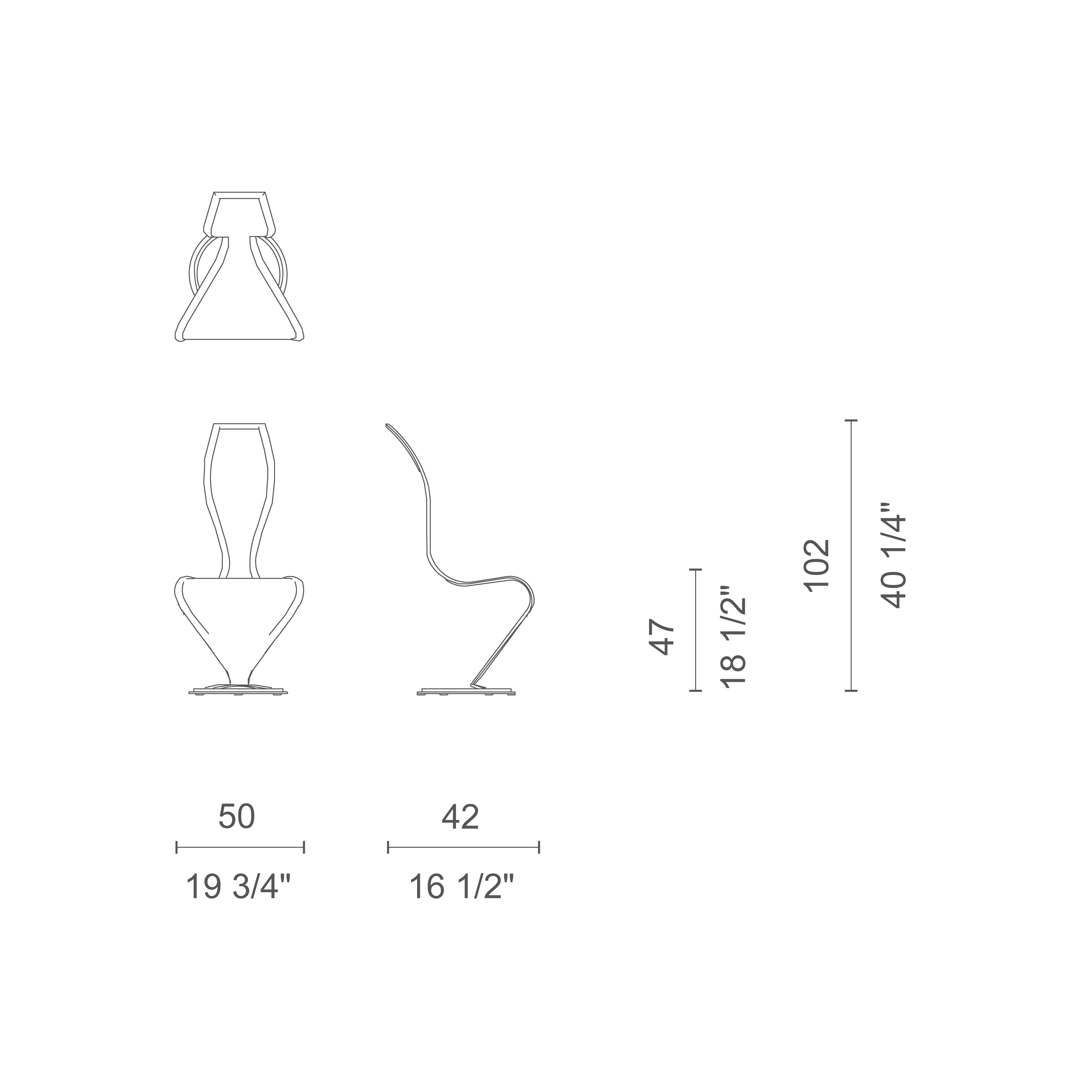 S-Chair by Tom Dixon - Chairs and small armchairs | Cappellini