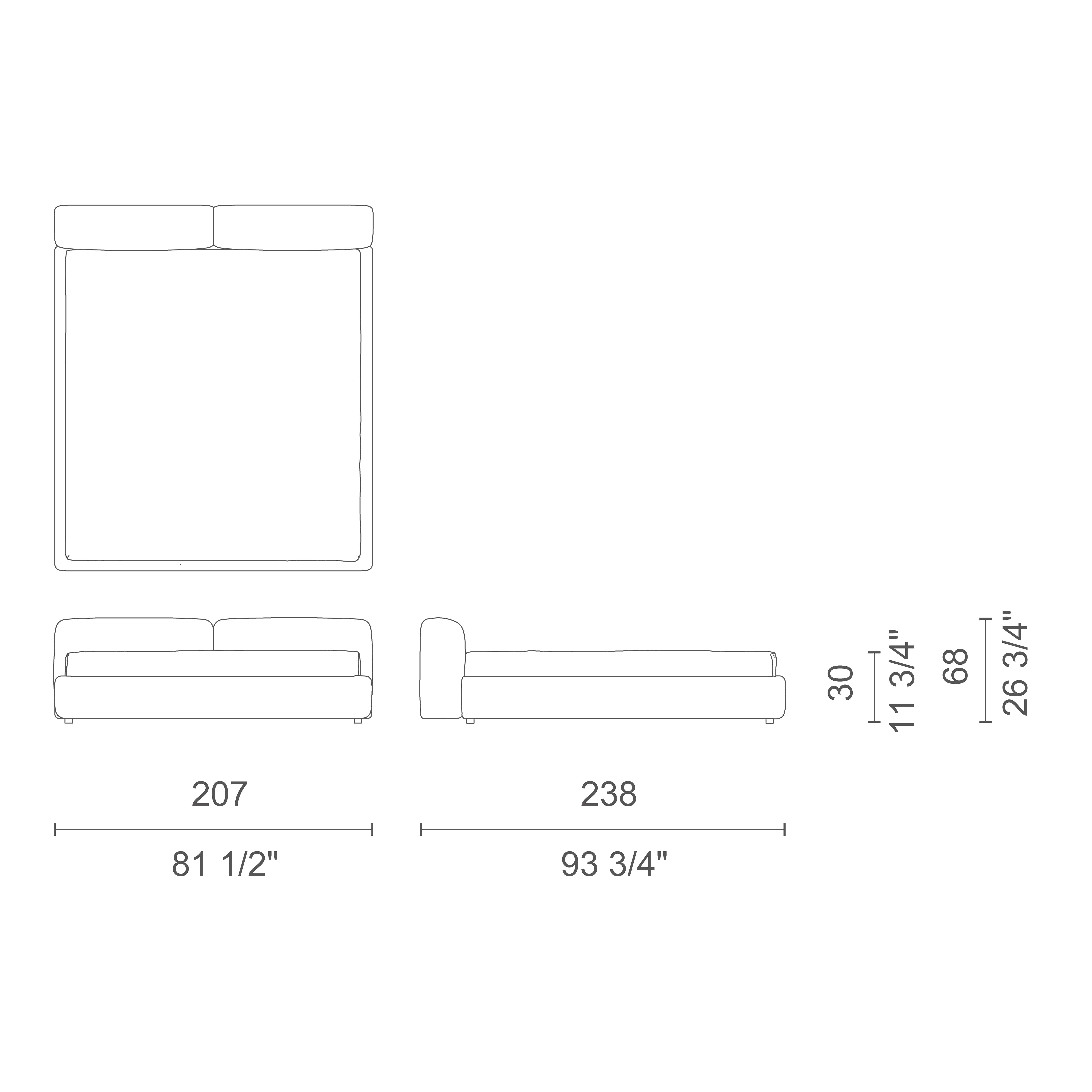 Superoblong Bed by Jasper Morrison - Beds | Cappellini