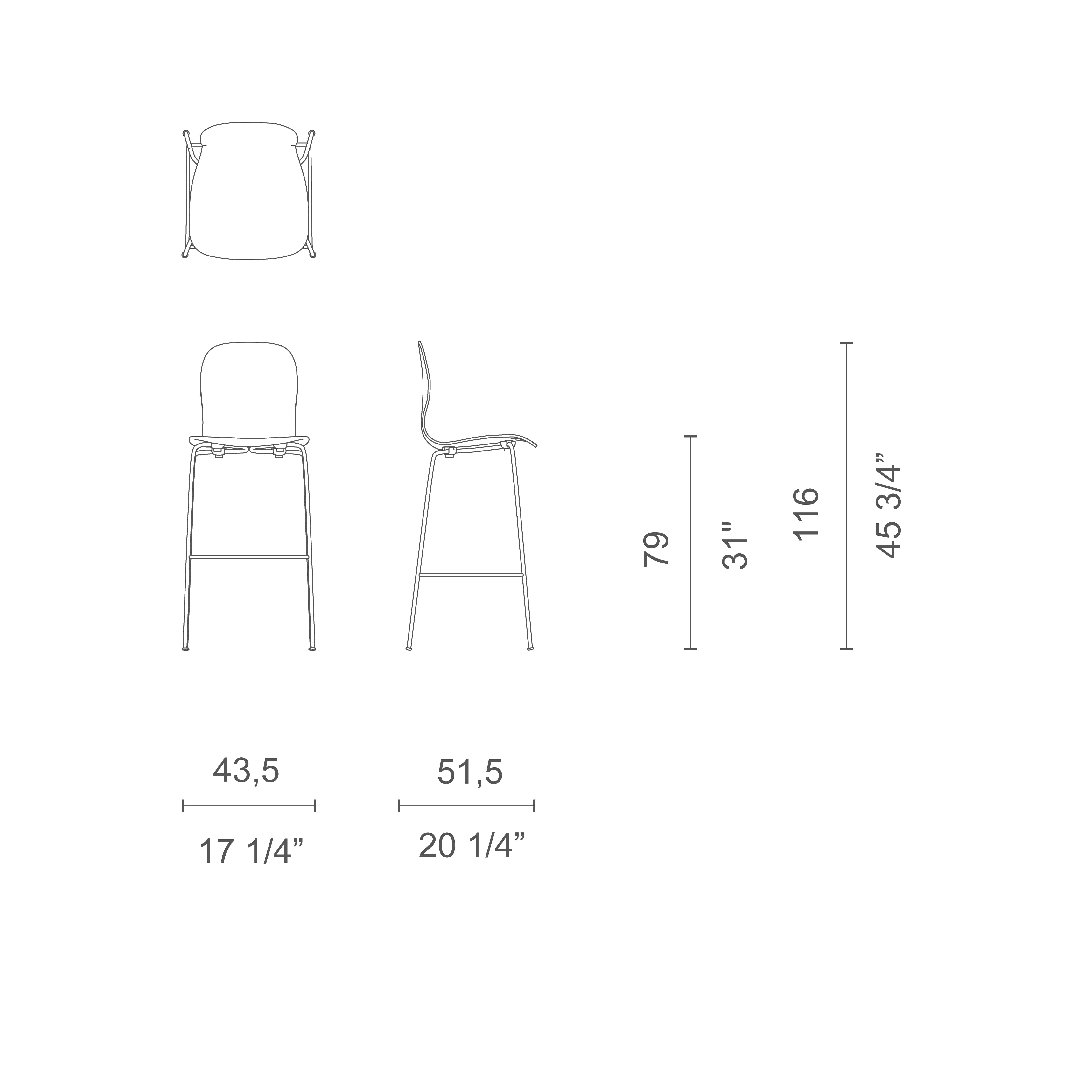 Tate Color Stool by Jasper Morrison - Stools | Cappellini