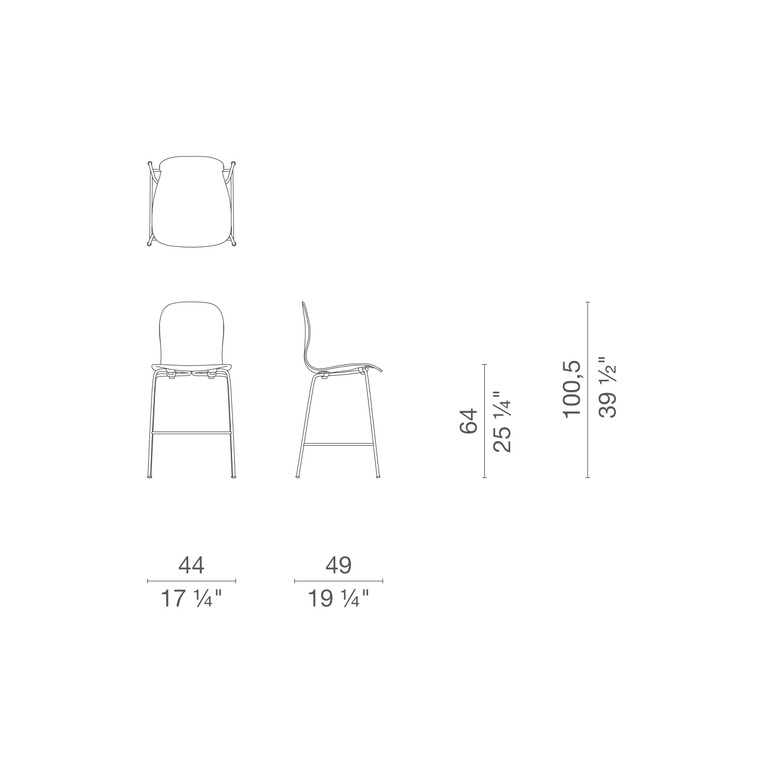 Tate Wood Stool by Jasper Morrison - Stools | Cappellini
