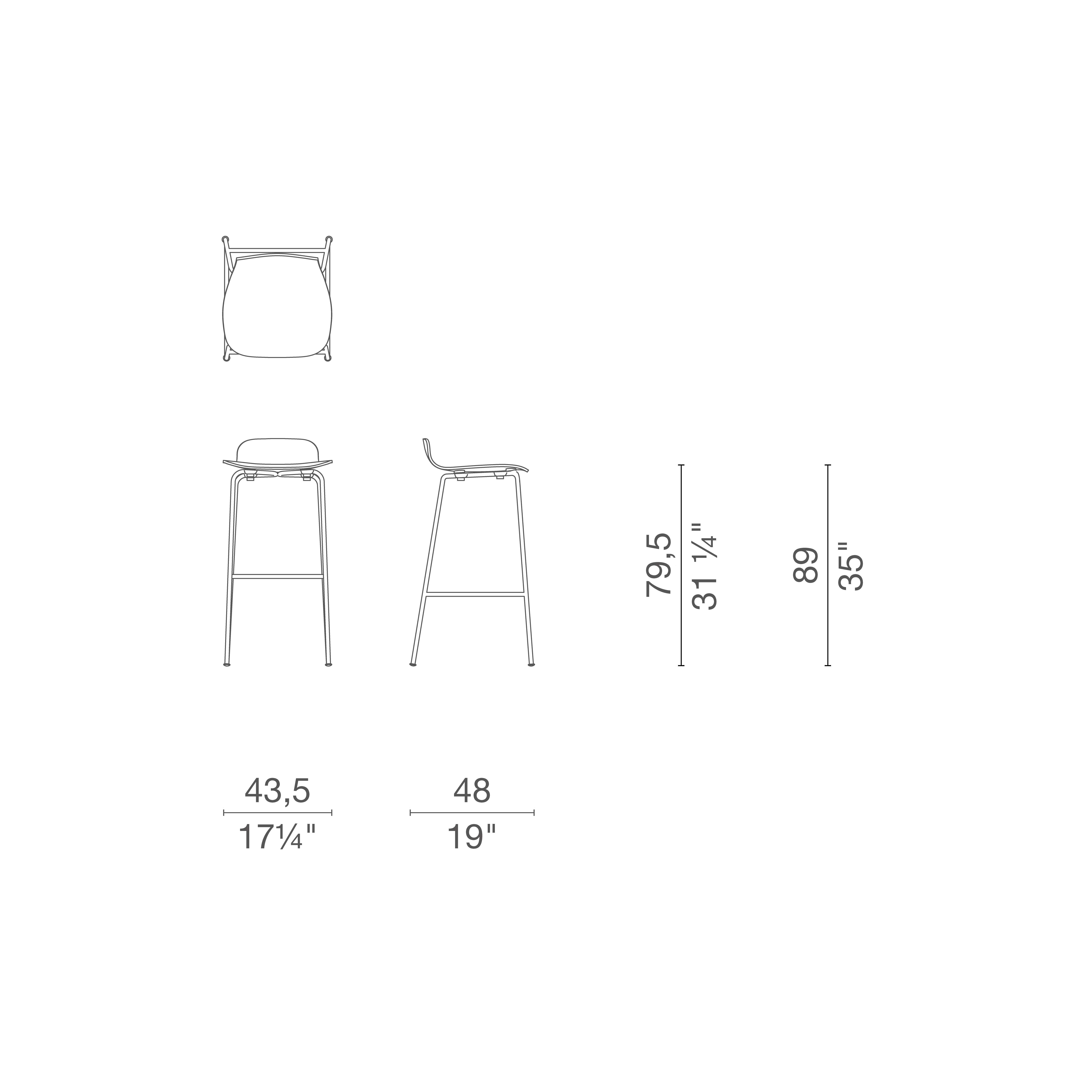 Tate Wood Stool by Jasper Morrison - Stools | Cappellini
