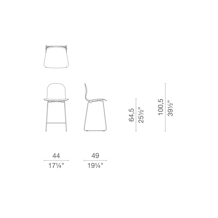 Tate Wood Stool by Jasper Morrison - Stools | Cappellini