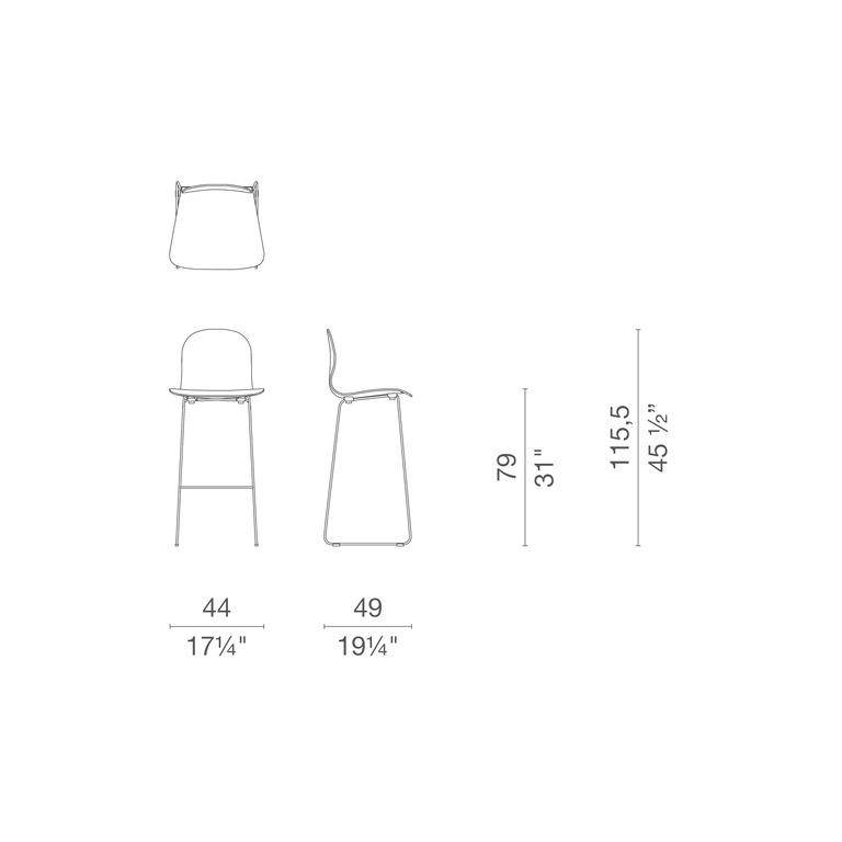 Tate Wood Stool by Jasper Morrison - Stools | Cappellini